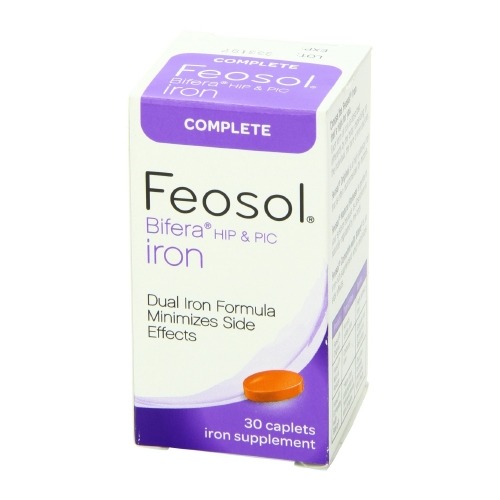 Feosol Bifera Hip & Pic Iron Supplement Feosol® Bifera® Hip & PIC 28 mg ...