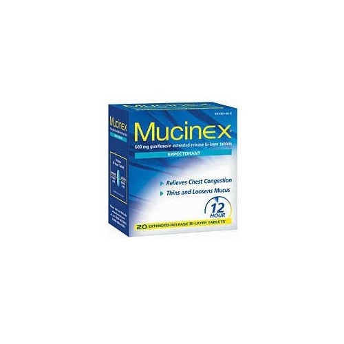 Mucinex Cough Relief Mucinex® 600 mg Strength Tablet - MCK26972700 ...