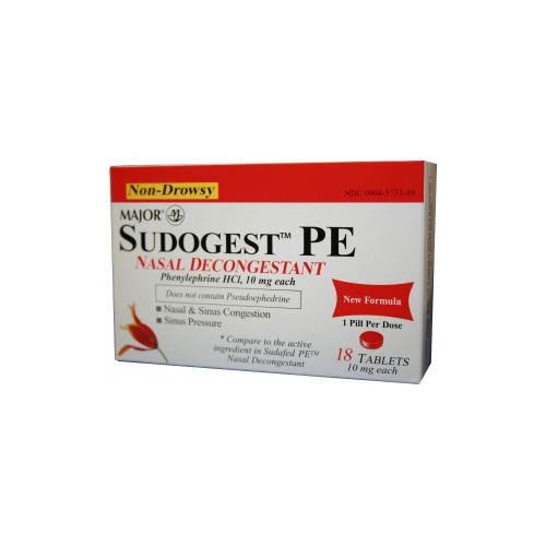 Sudogest Pe Cold Relief Sudogest™ PE 10 mg Strength Tablet ...