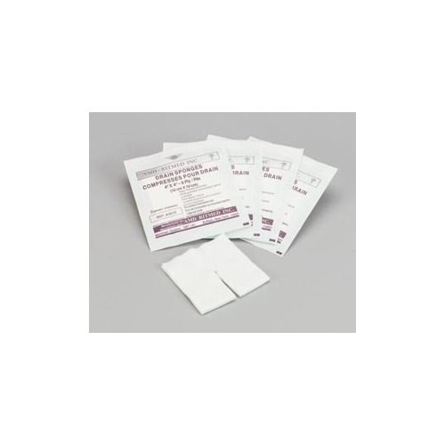 Amd Ritmed Drain Sponge Gauze 4 X 4 Inch Fenestrated Square Sterile ...