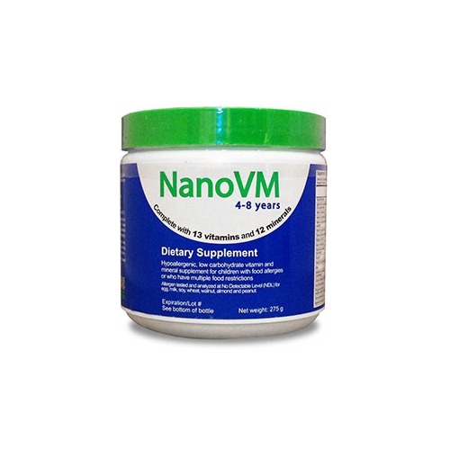 Pediatric Oral Supplement NanoVM® 4 - 8 Years Unflavored 275 Gram Can Powder - 923965BT ...