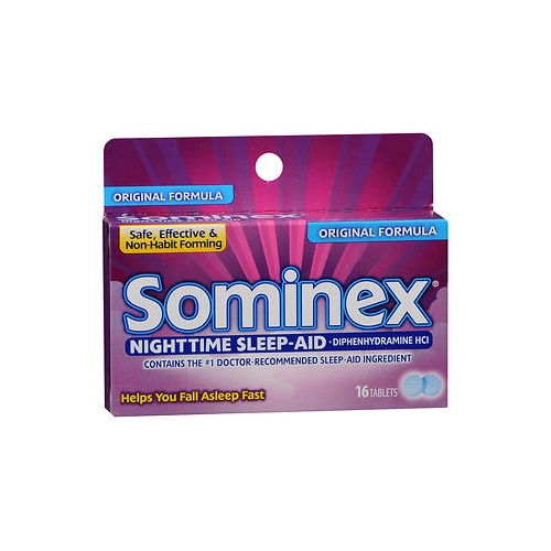 Sominex Sleep Aid Sominex® Tablet 25 mg Strength - MCK20934916 ...