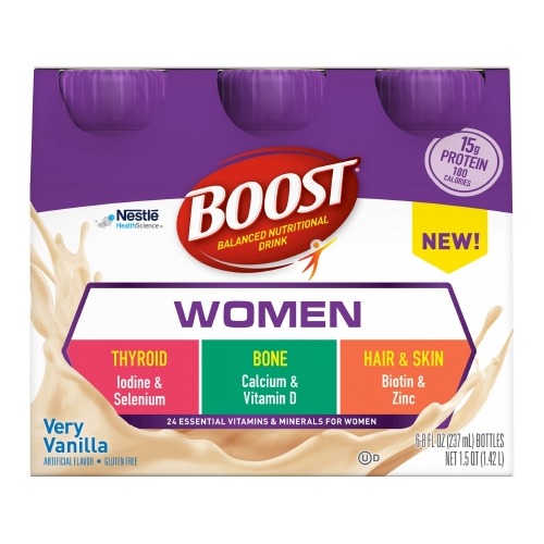 Oral Supplement Boost® Women Very Vanilla Flavor Ready to Use 8 oz ...
