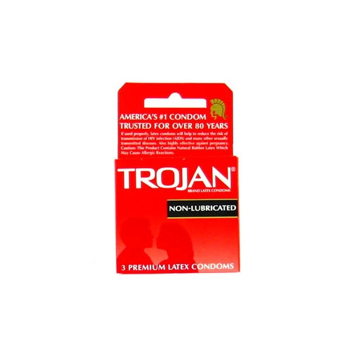 Trojan Condom Trojan® Non-Lubricated - MCK98572700 - Shoplet.com