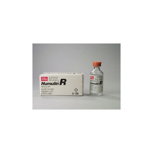 Humulin R Humulin® R Insulin 100 U / mL Injection Vial - MCK16332700 ...