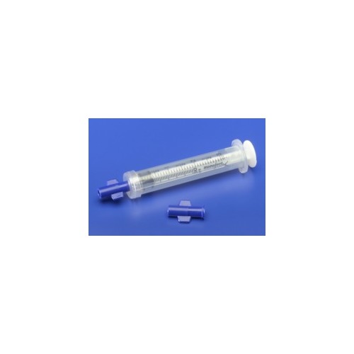 Monoject Safety Syringe Tip Cap Monoject™ Blue, Sterile, Integral Luer ...
