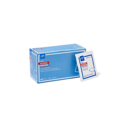 Medline Sterile Alcohol Prep Pads,Large - MDS090670 - Shoplet.com