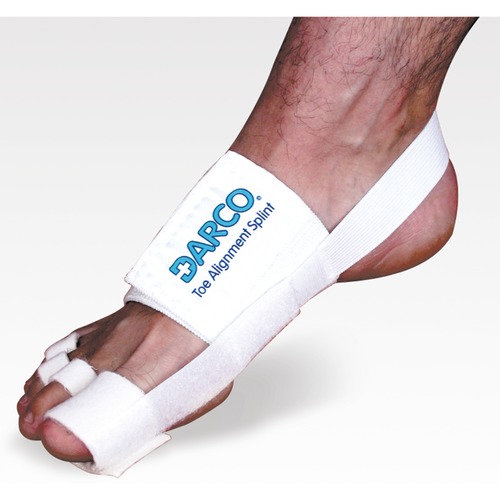 Darco Toe alignment splint one size fits all white - DAR115EA - Shoplet.com
