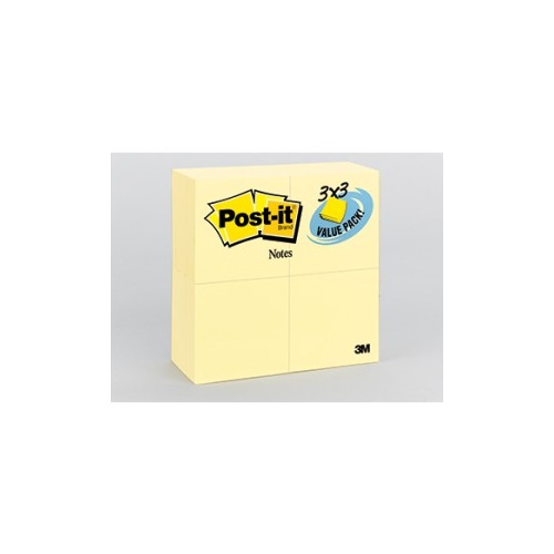POST-IT NOTES VALUE PK 24 PADS 3X3 - MMM65424VAD - Shoplet.com