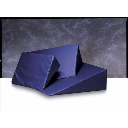 Medline Nylex Covered Positioning Wedges,Dark Blue - MSC04100 - Shoplet.com