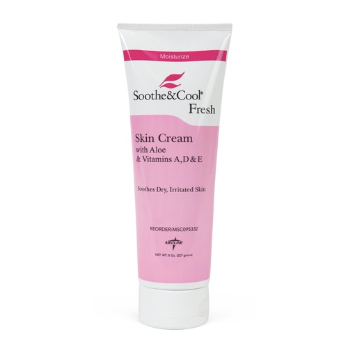 Medline Soothe & Cool Skin Cream,White,227.00 ML - MSC095332 - Shoplet.com