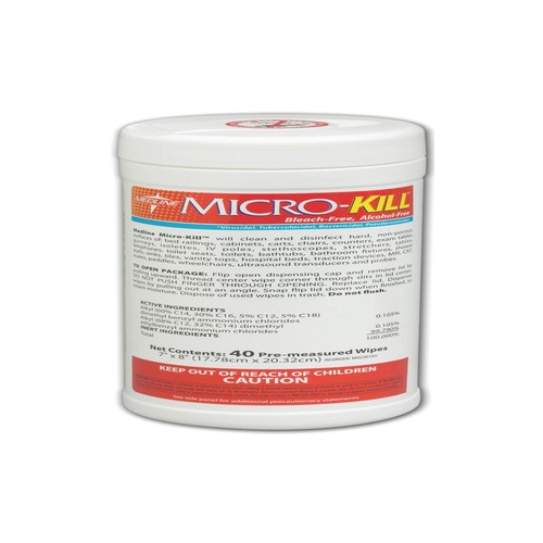 Medline Micro-Kill Disinfectant Wipes - MSC351231 - Shoplet.com