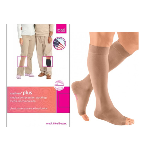 Medi Usa Lp Mediven Plus Calf, 40-50, Open, Beige, Size 3 - NE40103 ...