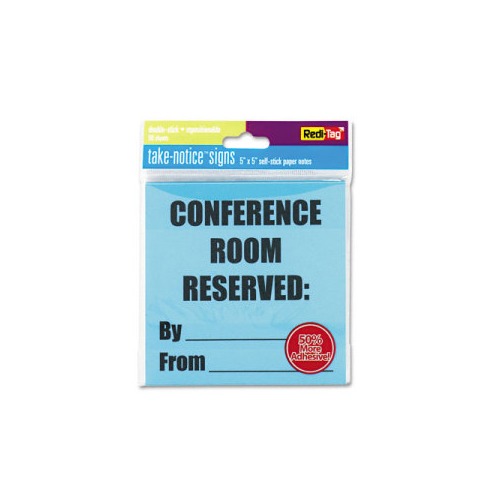Redi-tag TAKE-NOTICE SELF-STICK SIGNS - RTG29002 - Shoplet.com
