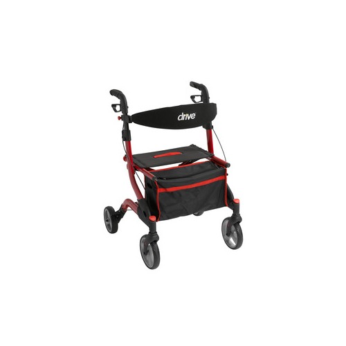 Drive Devilbiss Healthcare iWalker Euro Style Rollator, Red ...