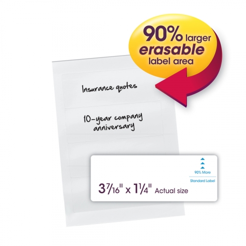 Smead Erasable SuperTab File Folder Labels - SMD64917 - Shoplet.com Smead Erasable SuperTab File Folder Labels - SMD64917 - Shoplet.com