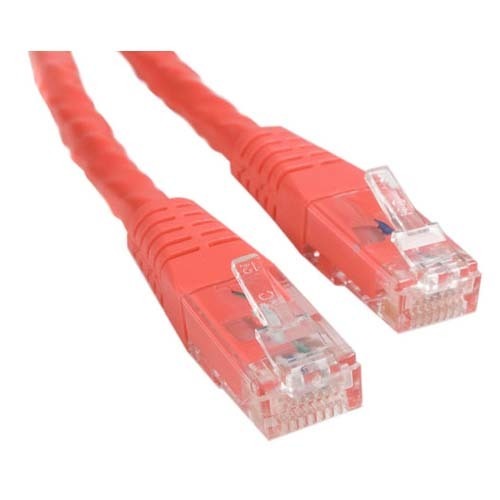 StarTech.com 6 ft Red Molded Cat6 UTP Patch Cable - ETL Verified ...