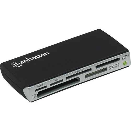 Manhattan Hi-Speed USB 2.0 60-in-1 Multi-Card Reader/Writer - 3570639 ...