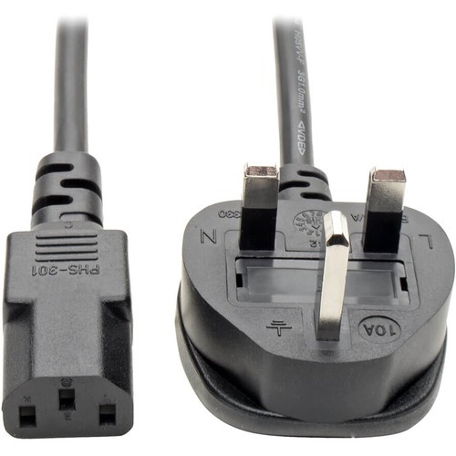 Tripp Lite 6ft Computer Power Cord UK Cable C13 to BS-1363 Plug 10A 6 ...