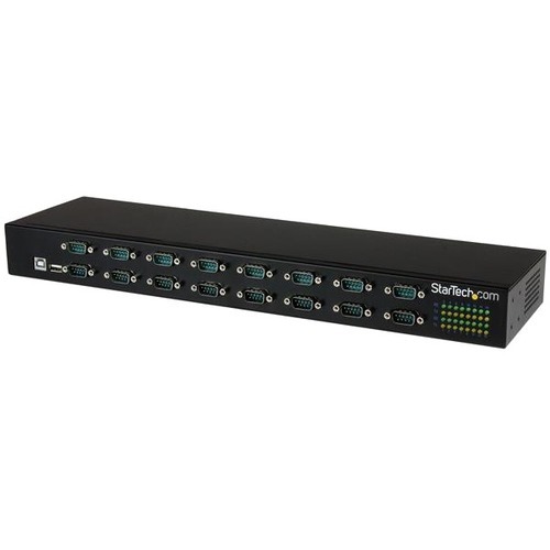 StarTech.com USB to Serial Hub - 16 Port - COM Port Retention - Rack ...