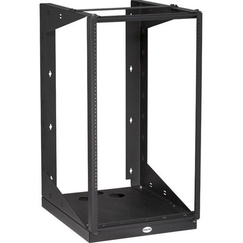 Black Box Corporation Black Box Wallmount Rack - 19U, 12-24 Tapped Rail ...