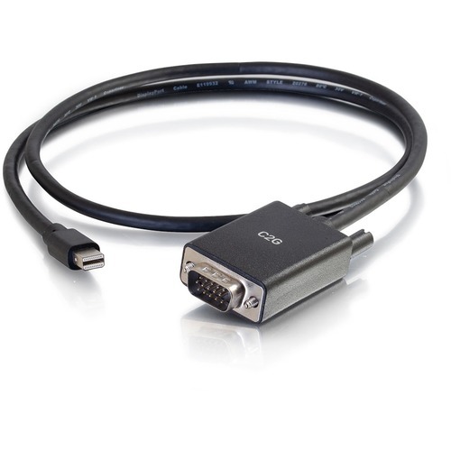 C2G 6ft Mini DisplayPort to VGA Adapter Cable Black - 5597840 - Shoplet.com