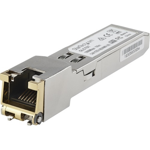 StarTech.com Juniper SFP-1GE-T Compatible SFP Module - 1000Base-T Fiber ...