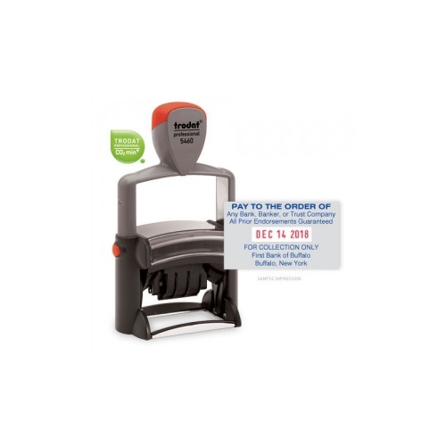Trodat 5460 Deluxe Date Stamp - TDTSL1019 - Shoplet.com