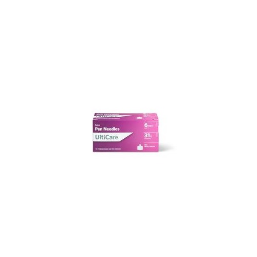 Ultimed UltiCare Pen Needle 31G x 6 mm (90 count) - UT71000 - Shoplet.com