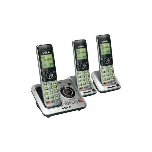 VTECH VTCS6629-3 DECT 6.0 Expandable Speakerphone with Caller ID (3 ... VTECH VTCS6629-3 DECT 6.0 Expandable Speakerphone with Caller ID (3 ...