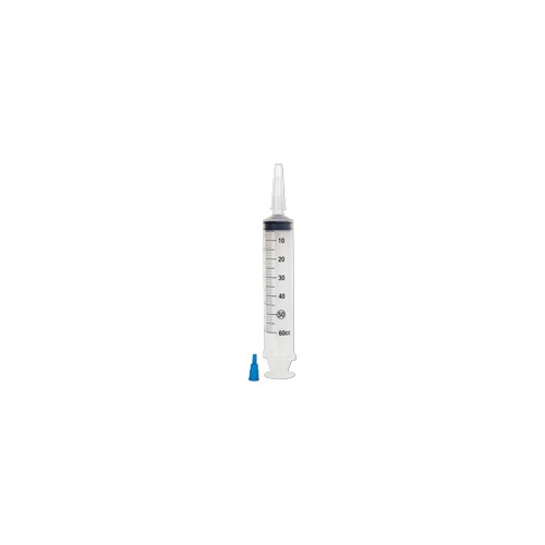 Reliamed Flat Top Catheter Tip Irrigation Syringe with Tip Protector 60 ...
